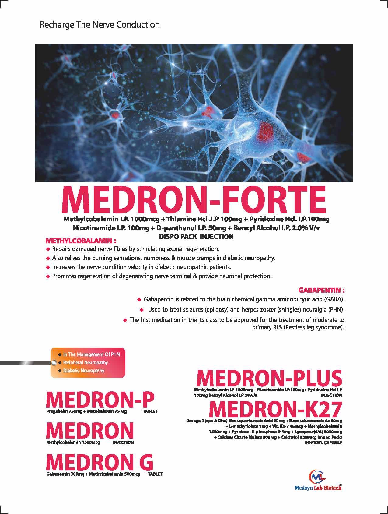 MEDRON-2500 - Medsyn Lab Biotech - Best PCD Pharma Company | Third Party Pharma Manufacturing
